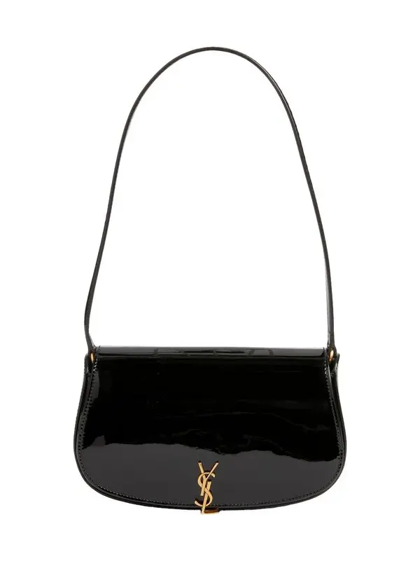 Saint Laurent Mini Voltaire Leather Shoulder Bag - 1000 Noir
