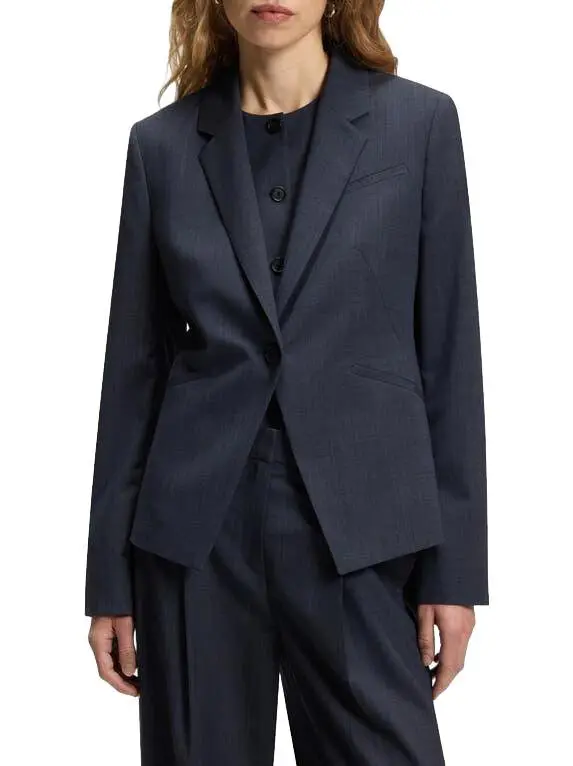 BOSS Jia Wool Jacket - Sky Captain
