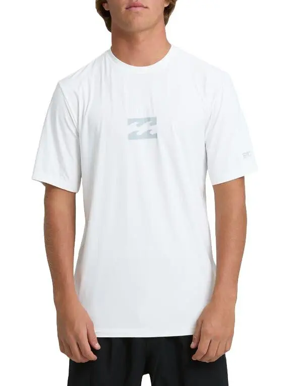 BILLABONG All Day Wave Graphic Upf 50+ Surf T-shirt - White