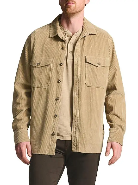 34 Heritage Corduroy Overshirt - Aluminum