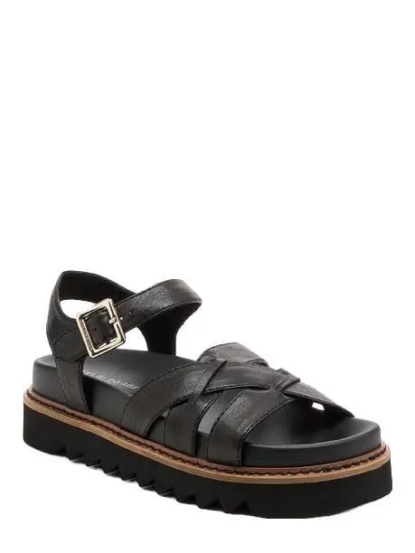 KELSI DAGGER BROOKLYN Kova Platform Sandal - Black