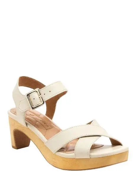 KELSI DAGGER BROOKLYN Riv Crossover Strap Sandal - Salt