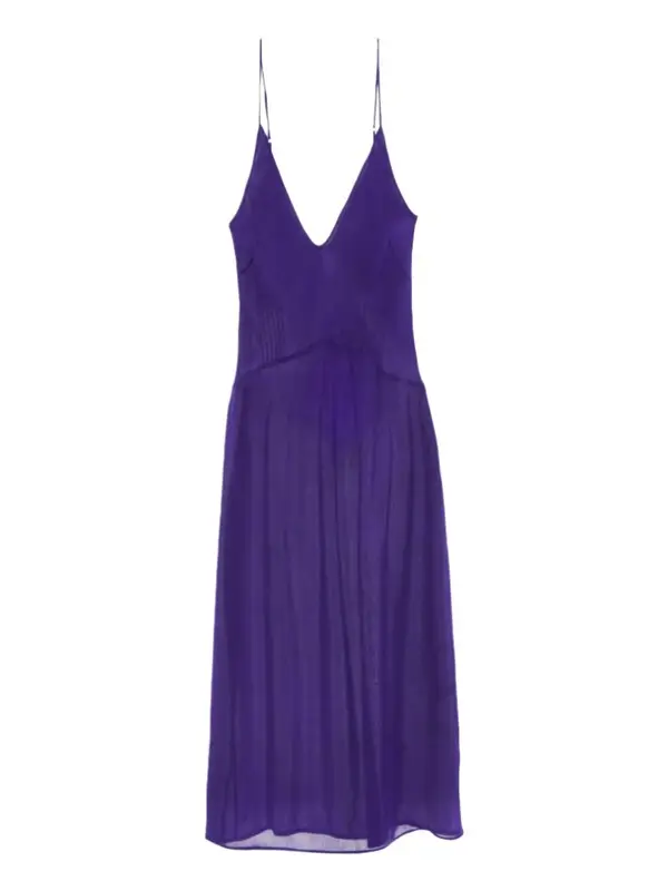 Araks Cadel Slip Dress - Purple