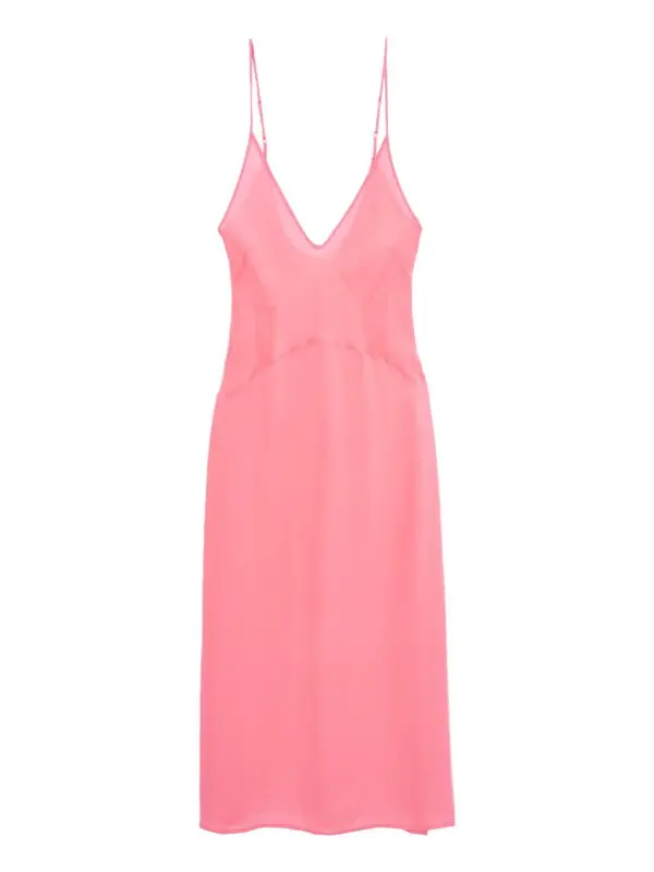 Araks Cadel Silk Slip Dress - Pink