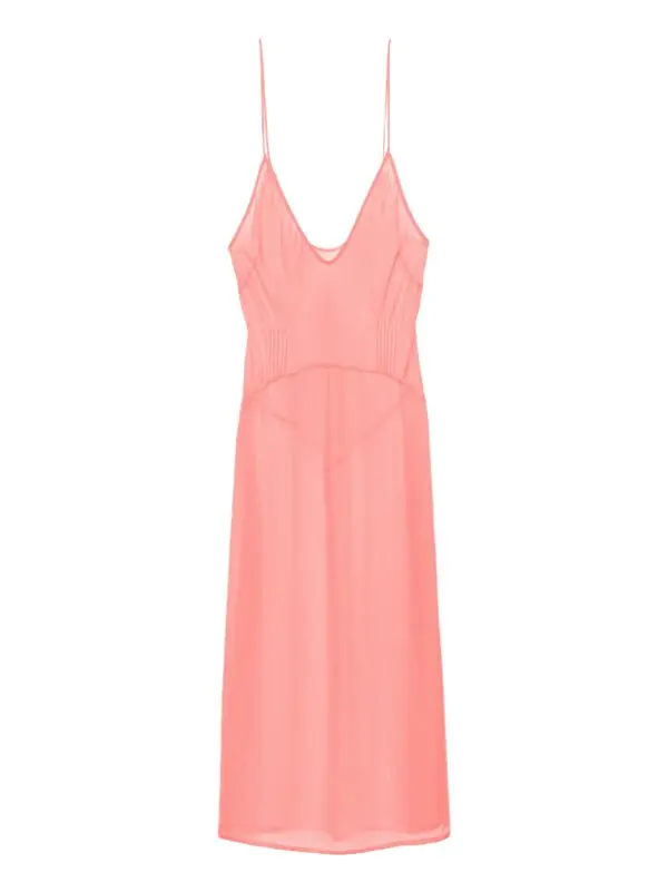 Araks Cadel Knee-length Silk Slip - Pink