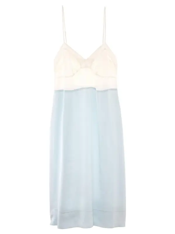 Araks Ingrid Silk Slip Dress - Blue