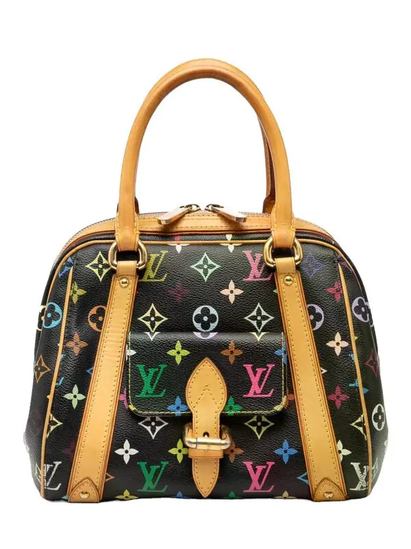 LOUIS VUITTON 2006 Monogram Multicolore Priscilla Handbag - Black