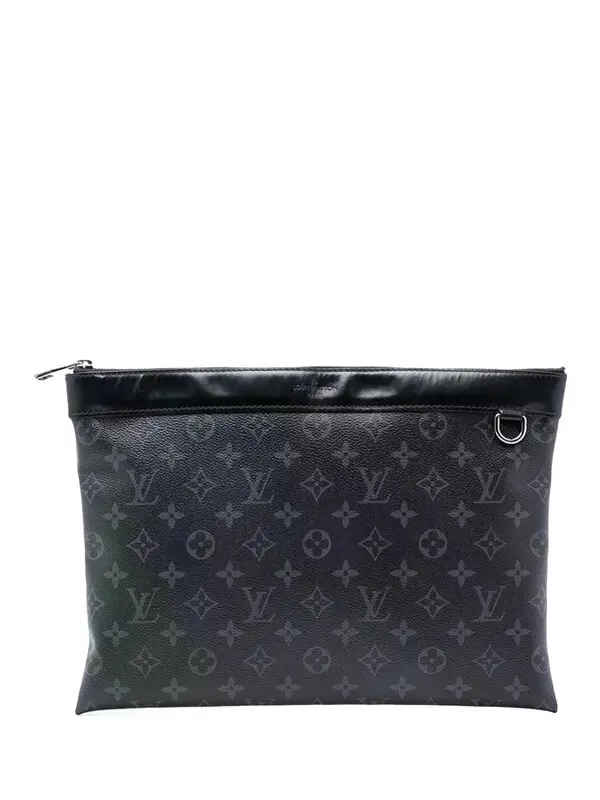 LOUIS VUITTON Monogram Eclipse Discovery Pochette Gm - Black