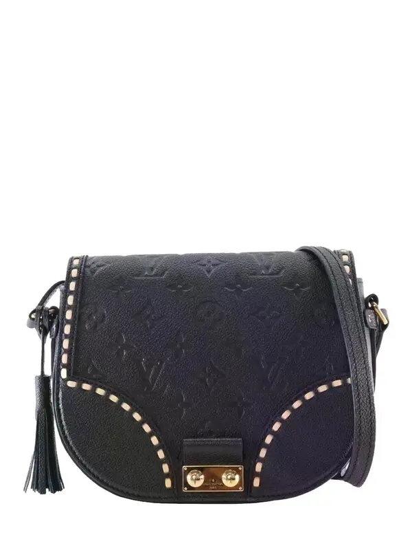 LOUIS VUITTON 2017 Monogram Empreinte Junot Crossbody Bag - Black