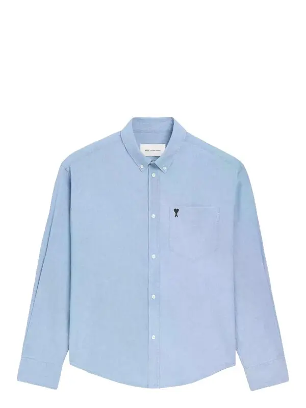 Ami De Coeur Embroidered Shirt - Blue