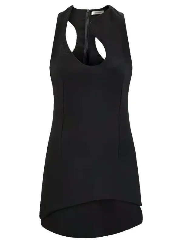 FERRAGAMO Cut-out Sleeveless Dress - Black