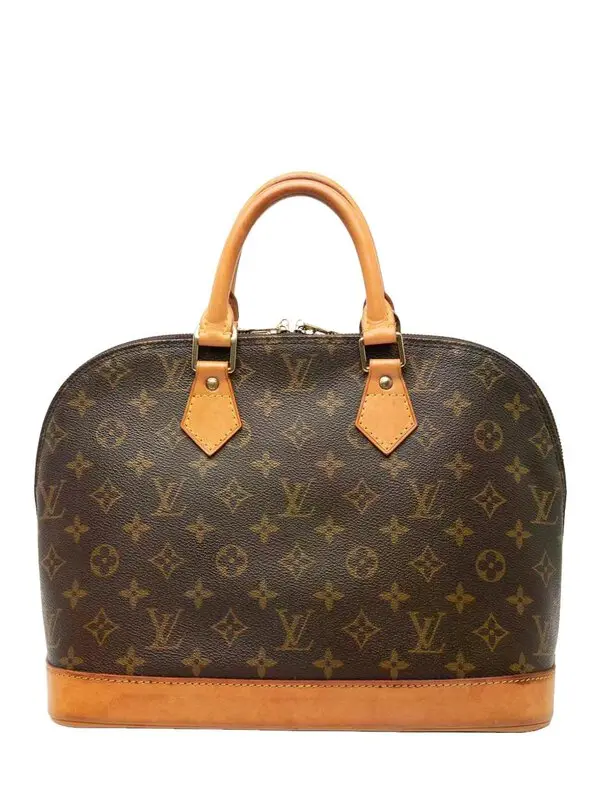 LOUIS VUITTON 1995 Monogram Alma Pm Handbag - Brown
