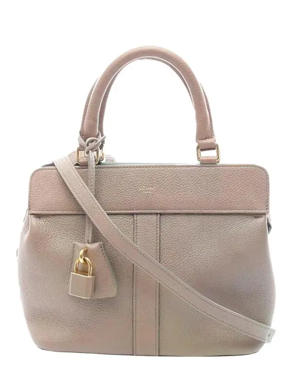 Celine 2000-2010 Small Cabas De France Satchel - Brown