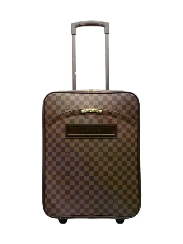 LOUIS VUITTON Damier Ebene Pegase Legere 45 Travel Bag - Brown