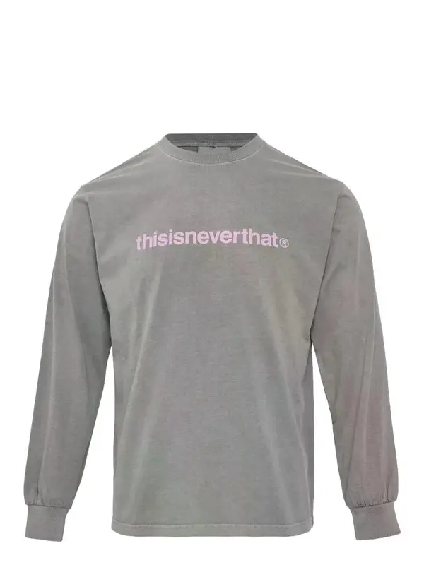 THISISNEVERTHAT Logo Detail T-shirt - Grey