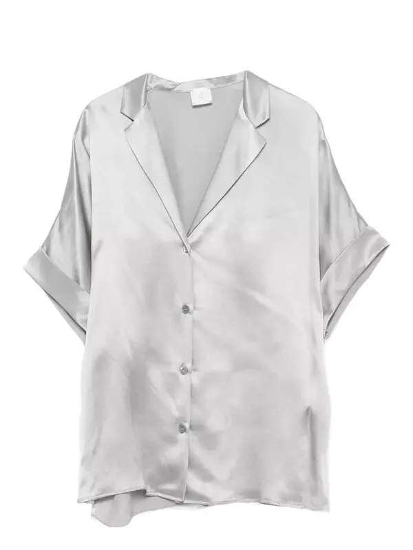 Eleventy Silk Shirt - Grey