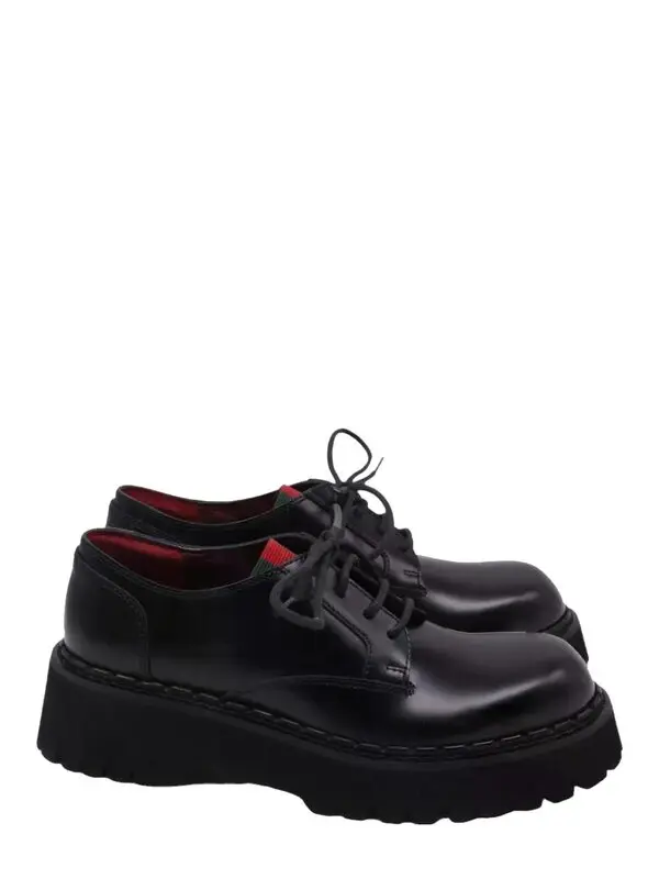 Gucci Thea Lug-sole Derby Shoes - Black