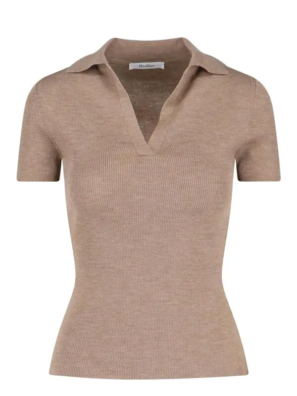 Max Mara Albero Polo Shirt - Beige