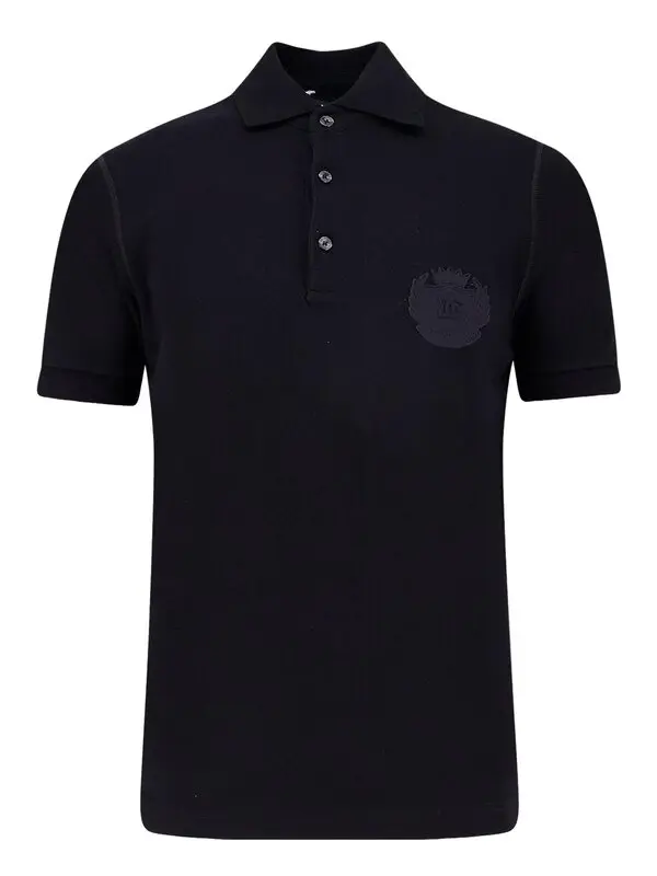 Dolce & Gabbana Cotton Polo Shirt - Black