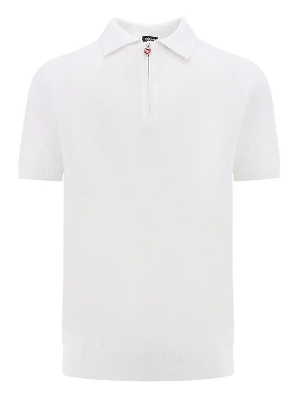 Kiton Cotton Polo Shirt - White