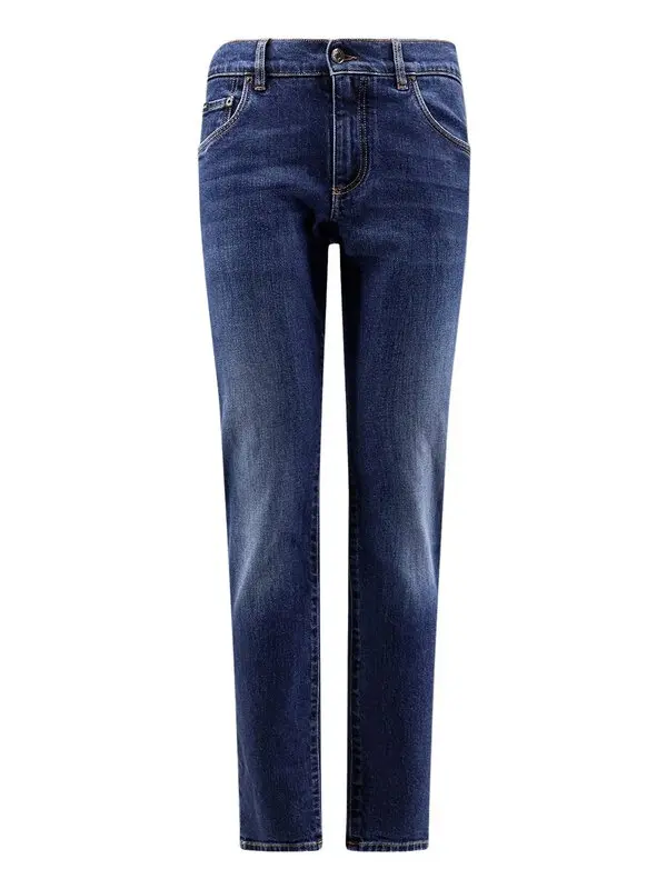 Dolce & Gabbana Slim-fit Denim Jeans - Blue