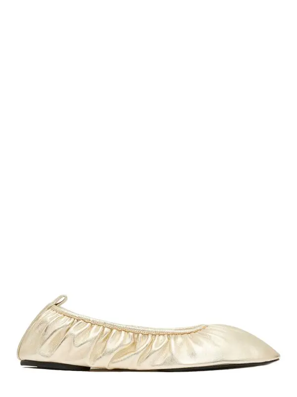ST AGNI Classic Ballet Flats - Soft Gold