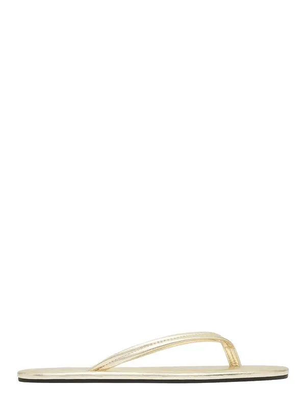 ST AGNI Thong Detail Slides - Soft Gold