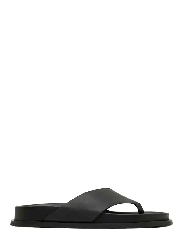 ST AGNI Classic Thong Slides - Black