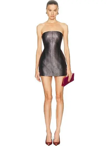 THE SEI Strapless Mini Dress - Multi