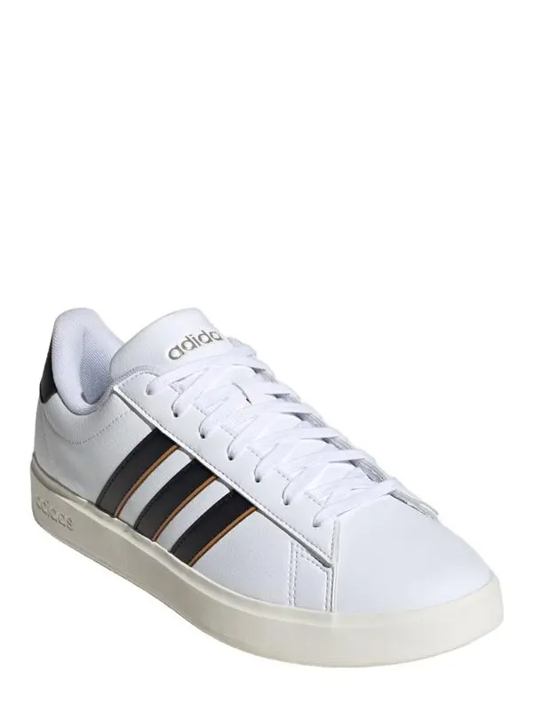 Adidas Grand Court 2.0 Sneakers - Cloud White / Core Black / Focus Orange