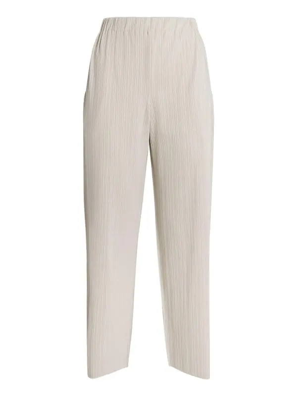 Issey Miyake A-poc Shell Cropped Trousers - Neutral