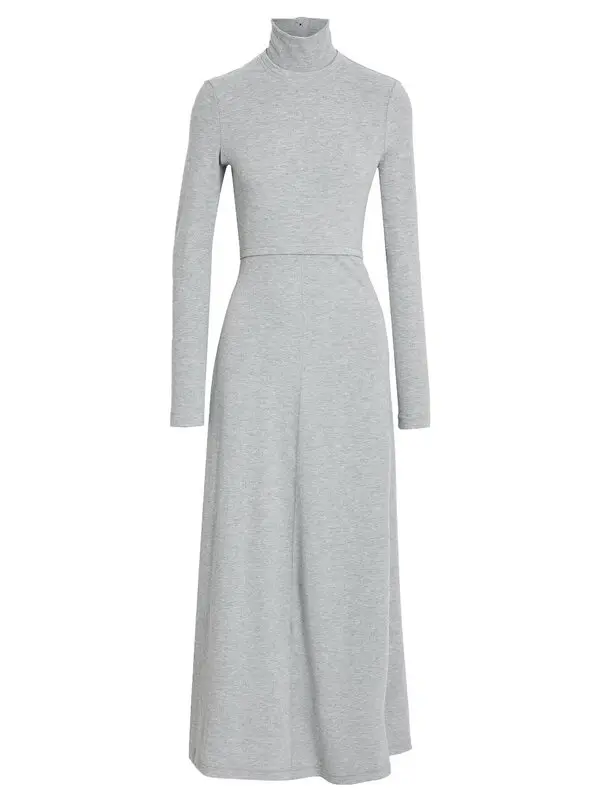 Proenza Schouler Jayne Cutout Stretch-jersey Maxi Dress - Light Gray