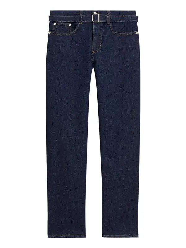 Proenza Schouler Ellsworth High-rise Straight-leg Jeans - Dark Denim