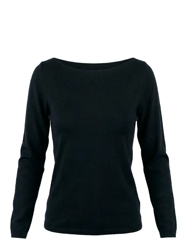 Max Mara Faretra Cashmere Sweater - Navy Blue