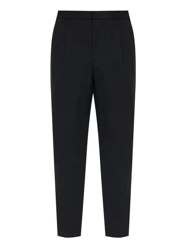 Emporio Armani Pleated Trousers - Black