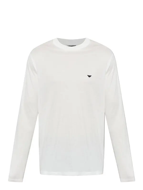 Emporio Armani Long Sleeve T-shirt - White