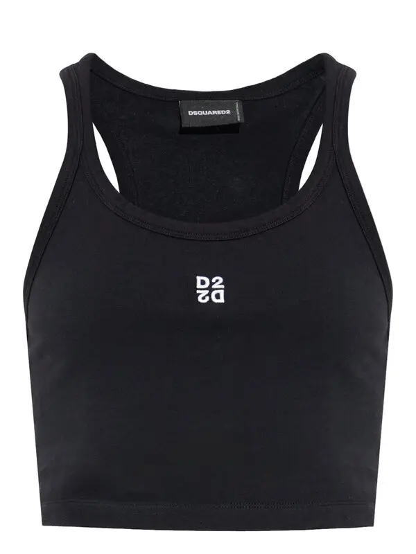 Dsquared2 Sleeveless Top - Black