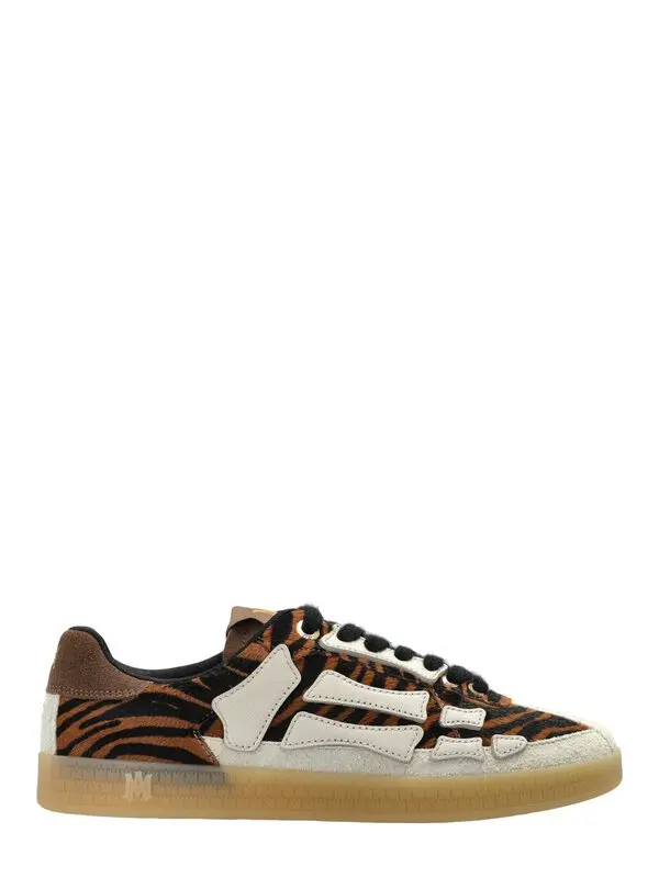 Amiri Leopard Pacific Bones Sneakers - Brown