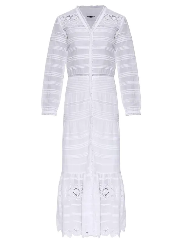 MARANT ETOILE Daniva Maxi Dress - White