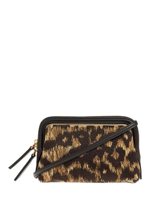 Etro Printed Shoulder Bag - Brown