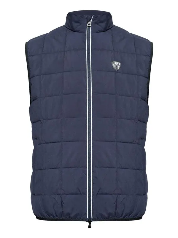 Emporio Armani Quilted Vest - Navy Blue