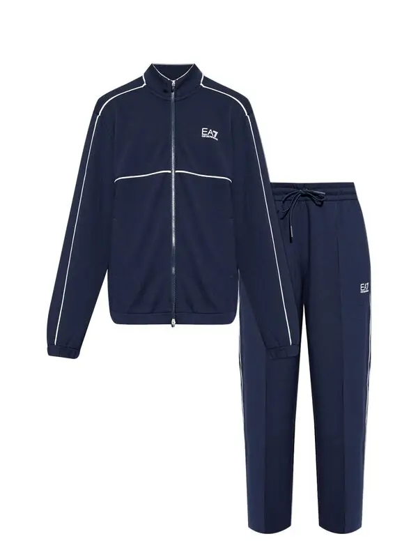EA7 Tracksuit Set: Sweatshirt And Trousers - Navy Blue