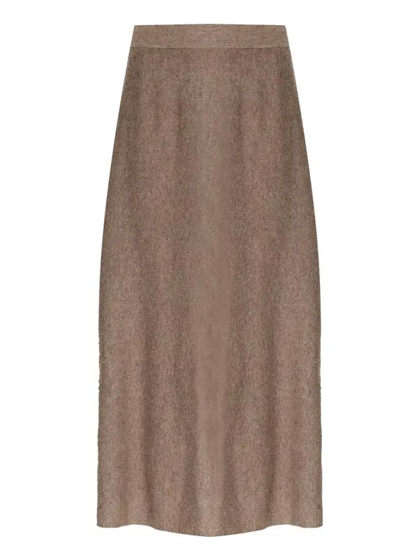 LISA YANG Torie Maxi Skirt - Brown