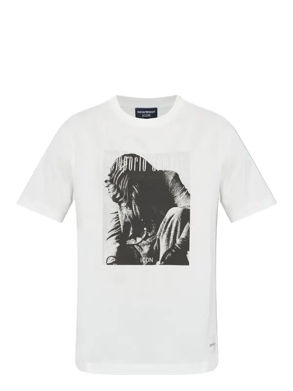 Emporio Armani T-shirt With Print - White
