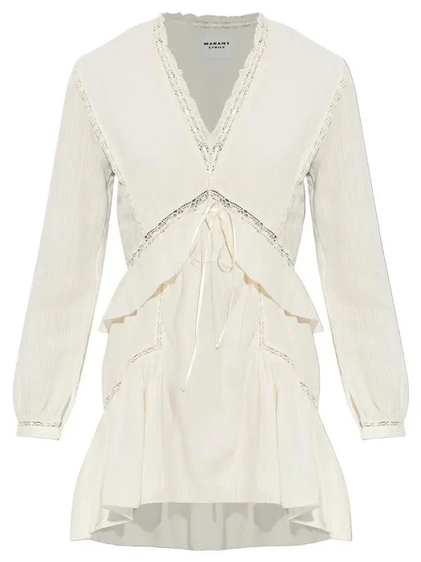 MARANT ETOILE Damya Mini Dress - Cream