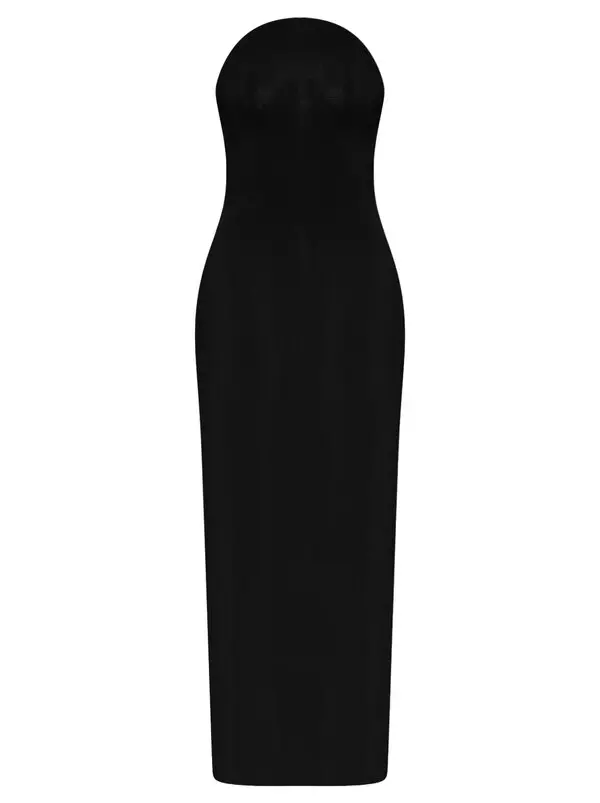 Alaïa Off-shoulder Maxi Dress - Black