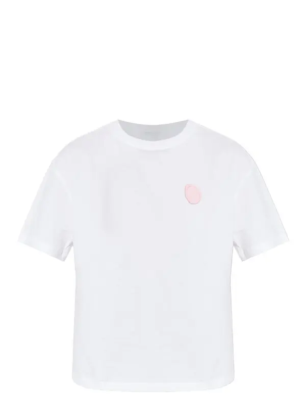 Emporio Armani T-shirt With Rubber Application - White