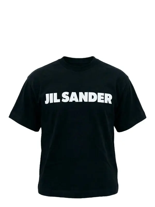 JIL SANDER T-shirt With Printed Logo - Black