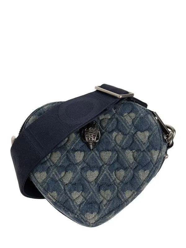 Kurt Geiger Kensington Heart Shoulder Bag - Blue