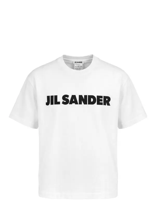 JIL SANDER T-shirt With Printed Logo - White